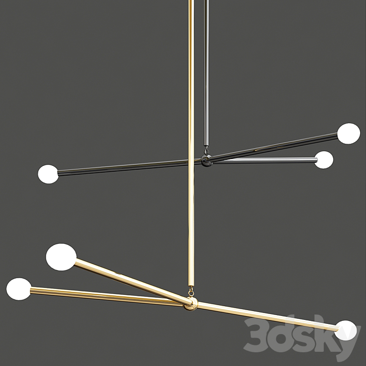 Apparatus Arrow Chandelier - Pendant light - 3D model