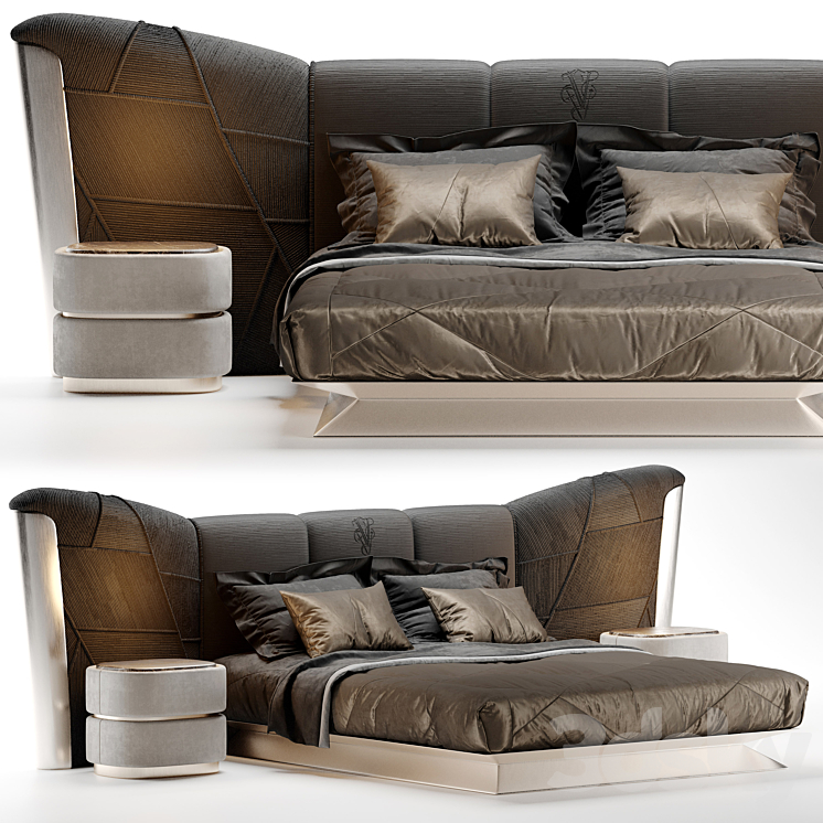 Visionnaire Plaza - Bed - 3D model