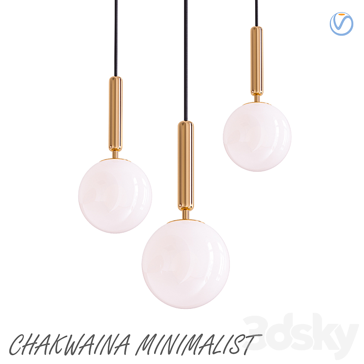 Chakwaina minimalist - Pendant light - 3D model