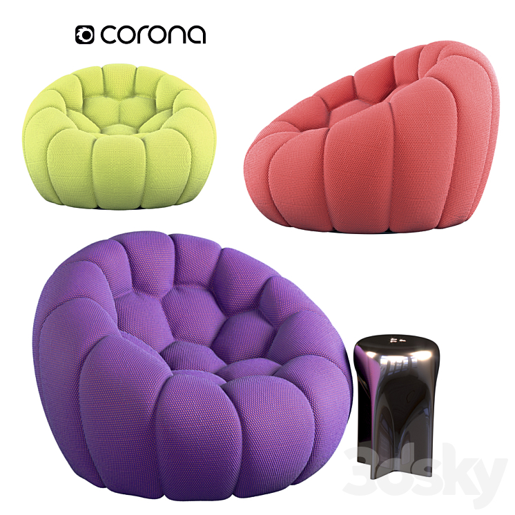 Bubble Armchair - Arm chair - 3D model