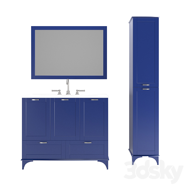 Bathroom furniture Sanflor Vanessa - Bathroom furniture - 3D model
