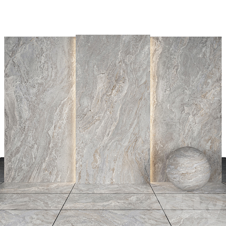 Prime gray stone - Stone - 3D model