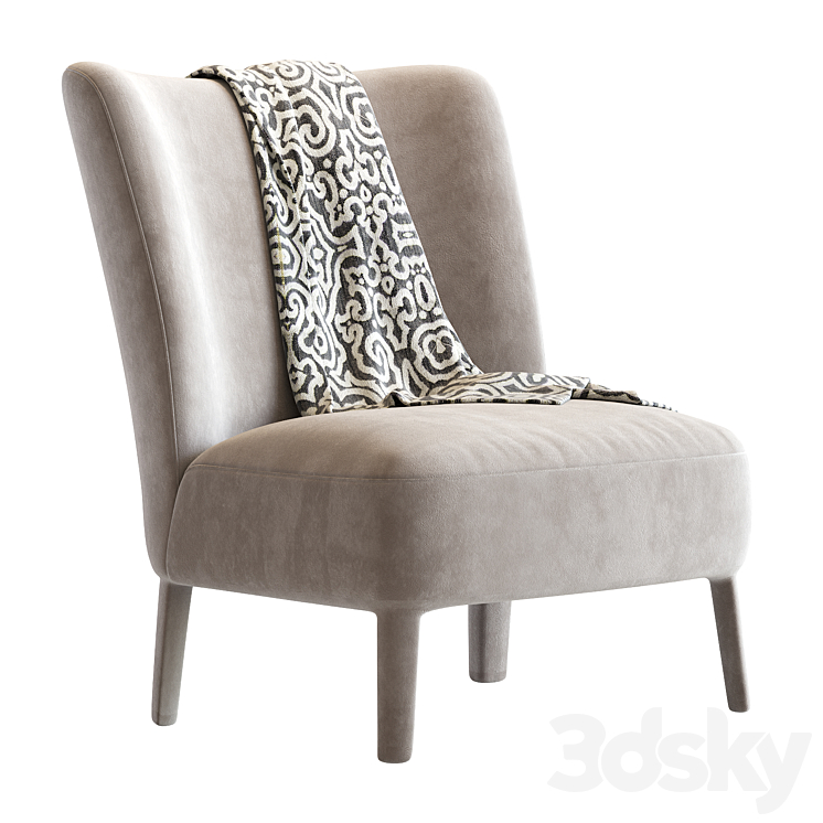 Febo armchair - Arm chair - 3D model