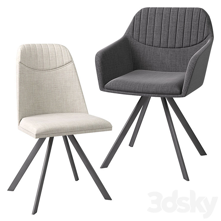 Chairs MILTON and MILTON II SIGNAL - Chair - 3D model