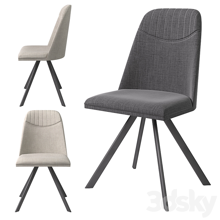 Chairs MILTON and MILTON II SIGNAL - Chair - 3D model