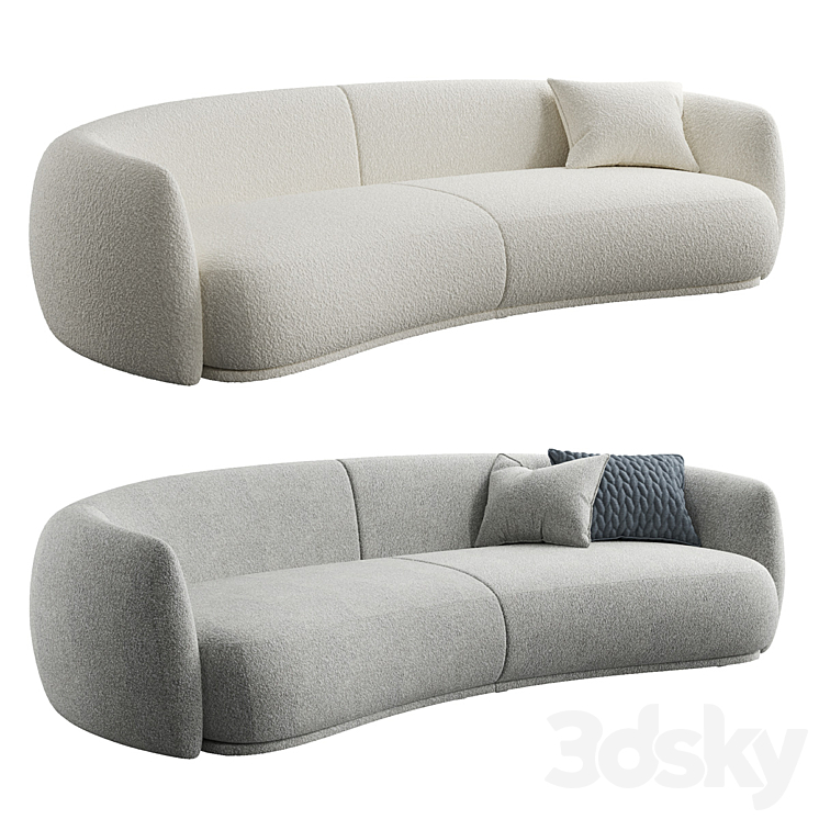 [3DSKY] Moroso Sofa Pacific 3D Model | NEW UPDATE 2023