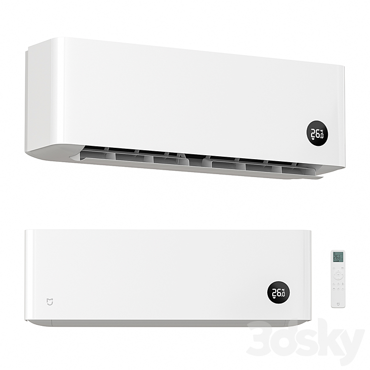 [3DSKY] Xiaomi Air Conditioner 3D Model | NEW UPDATE 2023