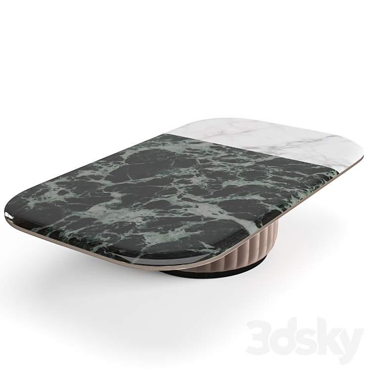 Visionnaire Miller low table set - Table - 3D model