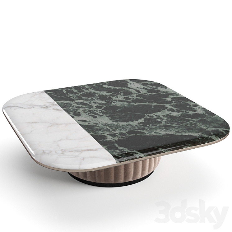 Visionnaire Miller low table set - Table - 3D model