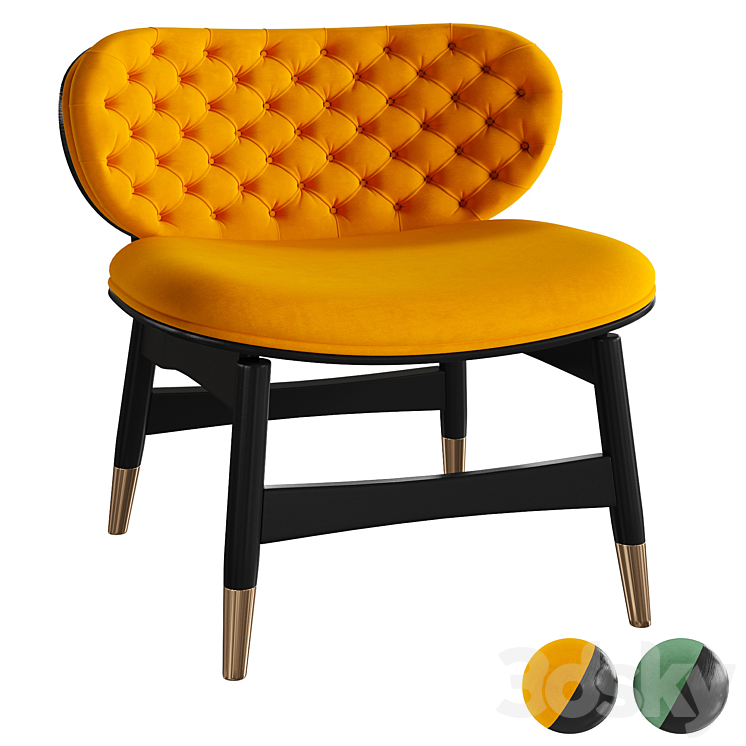 Homary-Green Accent Chair Leath-aire Upholstered Chair Tufted Wide Hug ...