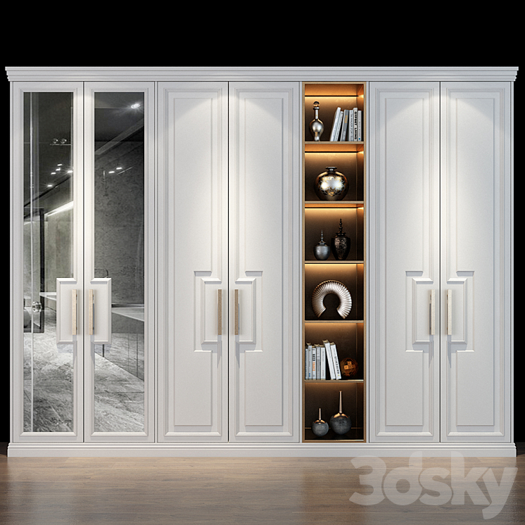 [3DSKY] Cabinet Furniture 0367 3D Model | NEW UPDATE 2023