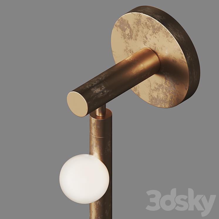 Wall lamp Drop System DSS.07.01 by Lindsey Adelman - Wall light - 3D model