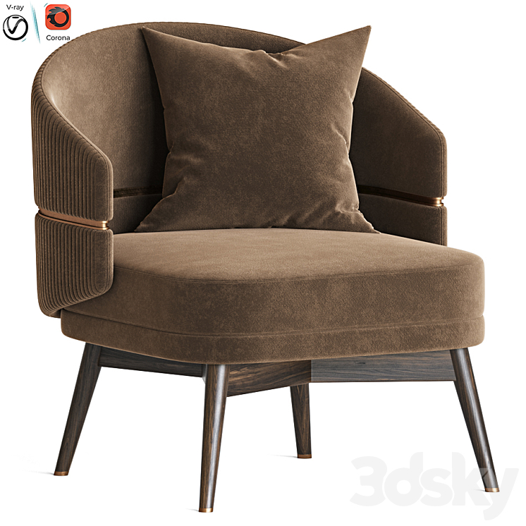 Billy armchair arcedior - Arm chair - 3D model