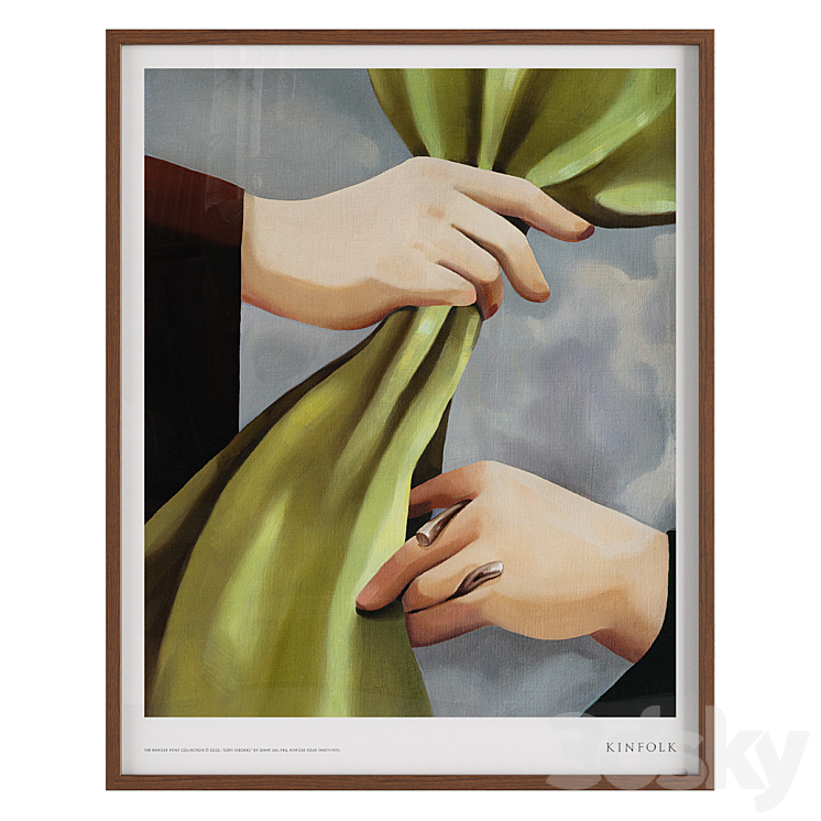 Kinfolk Posters Set 04 - Frame - 3D model