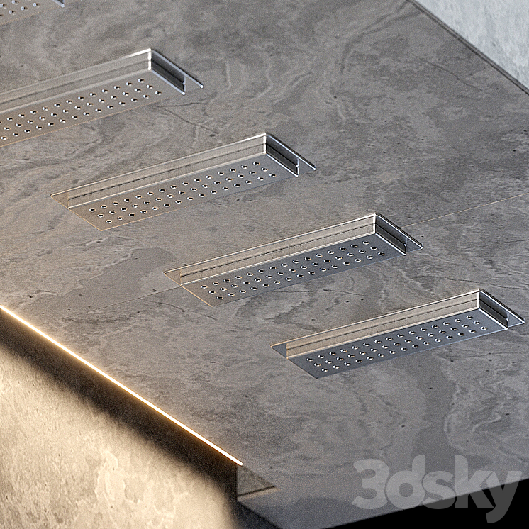 Horizontal shower - Shower - 3D model