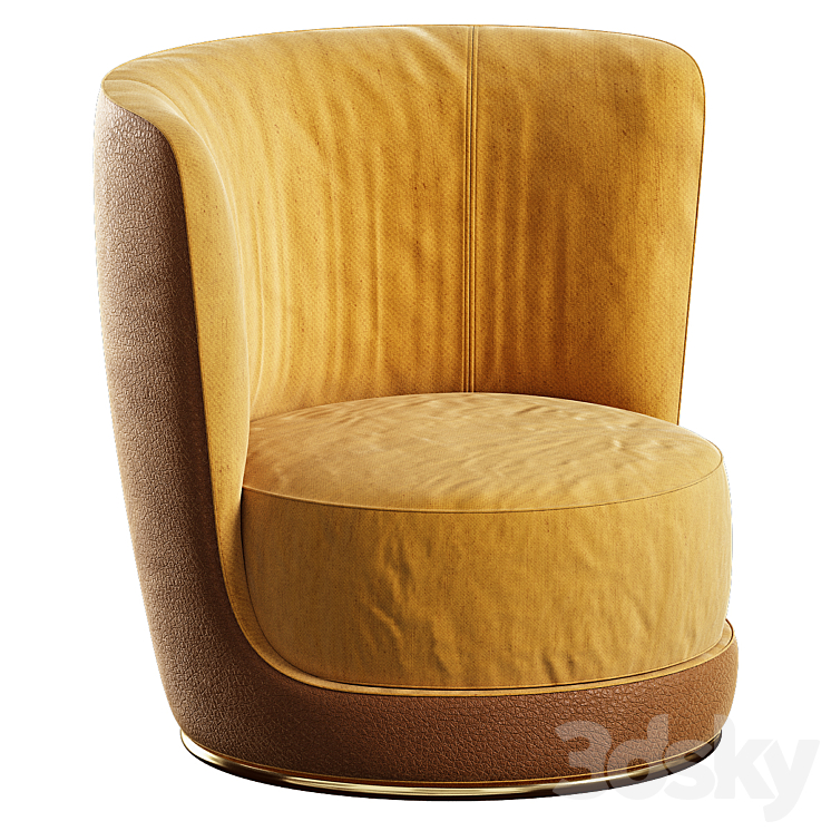 Armchair Laurent Longhi - Arm chair - 3D model