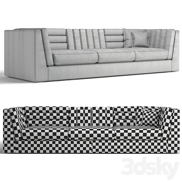 RELIEF sofa - TRUSSARDI - Sofa - 3D model