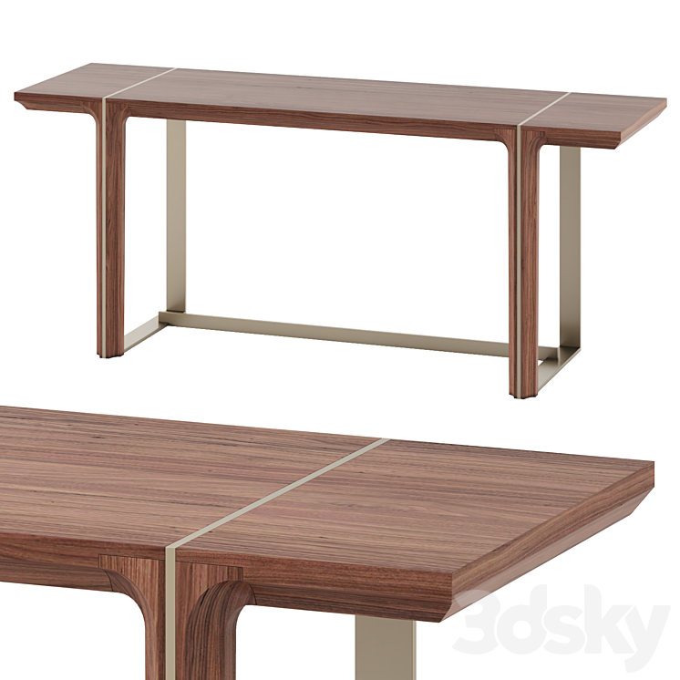 NATUZZI KENDO console table - Console - 3D model