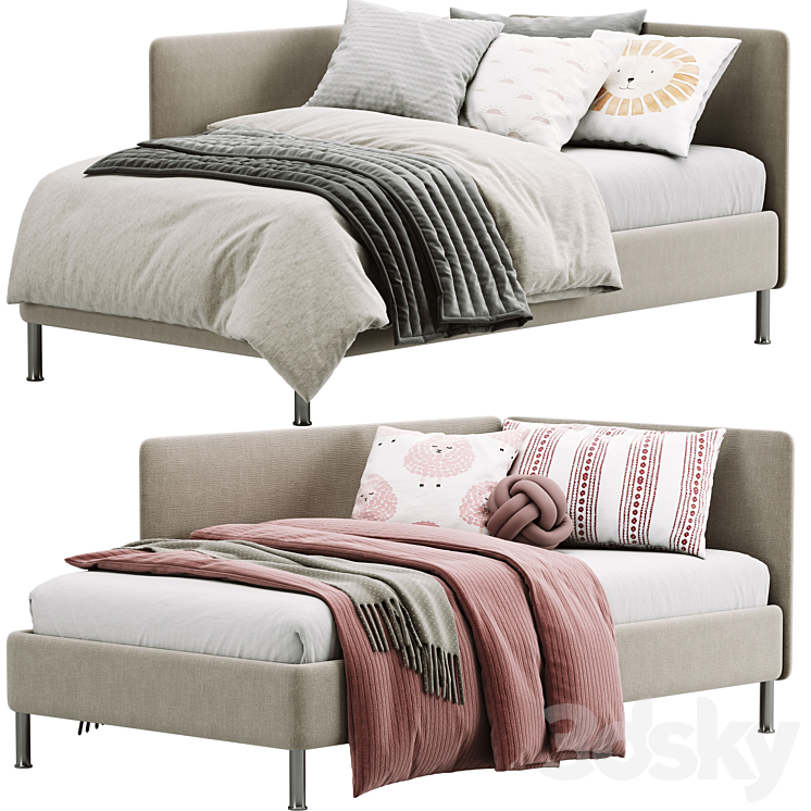 Childroom Set 05 3D Model Free Download - 3DSKY Decor Helper