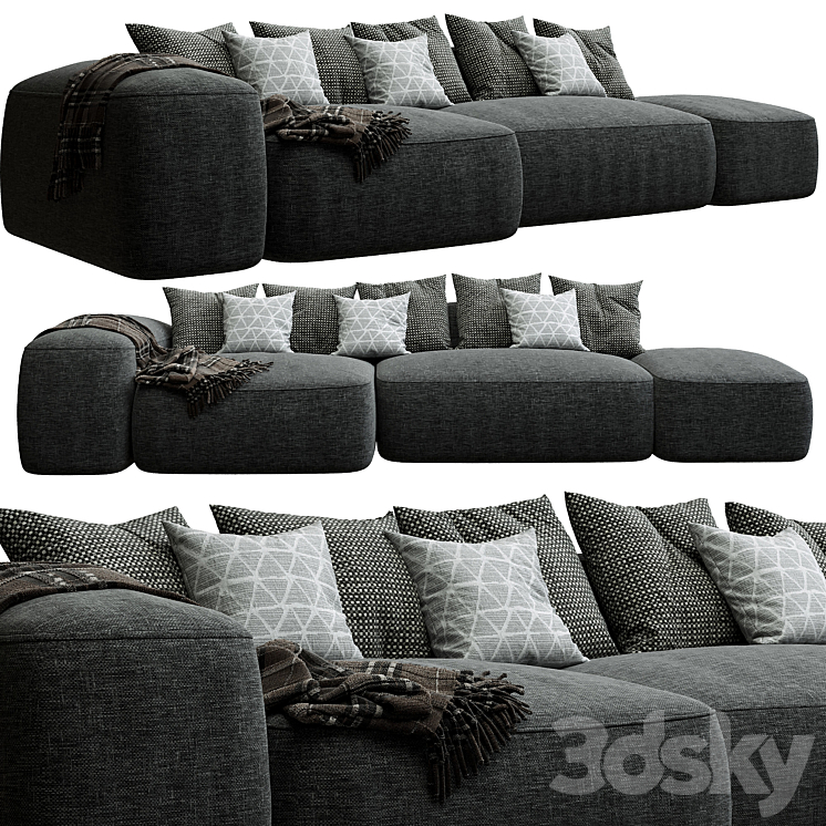 [3DSKY] Plus Sofa By Lapalma 3D Model | NEW UPDATE 2023
