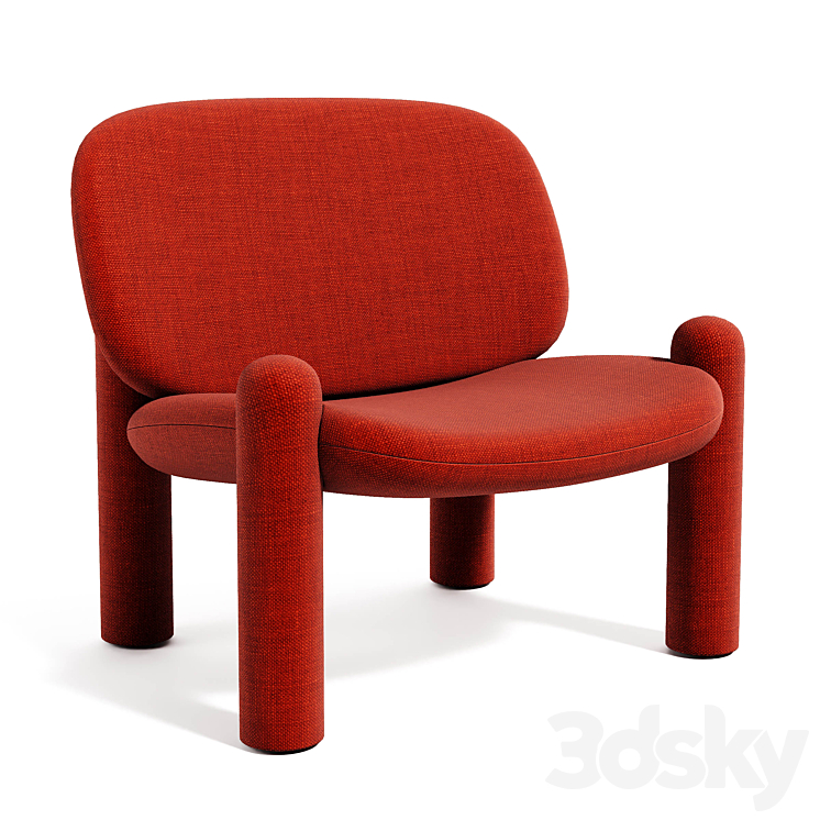 Driade tottori armchair - Arm chair - 3D model