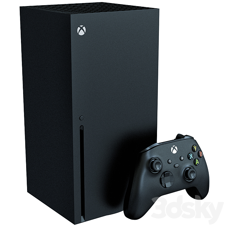 Xbox series x - PC & other electronics - 3D model