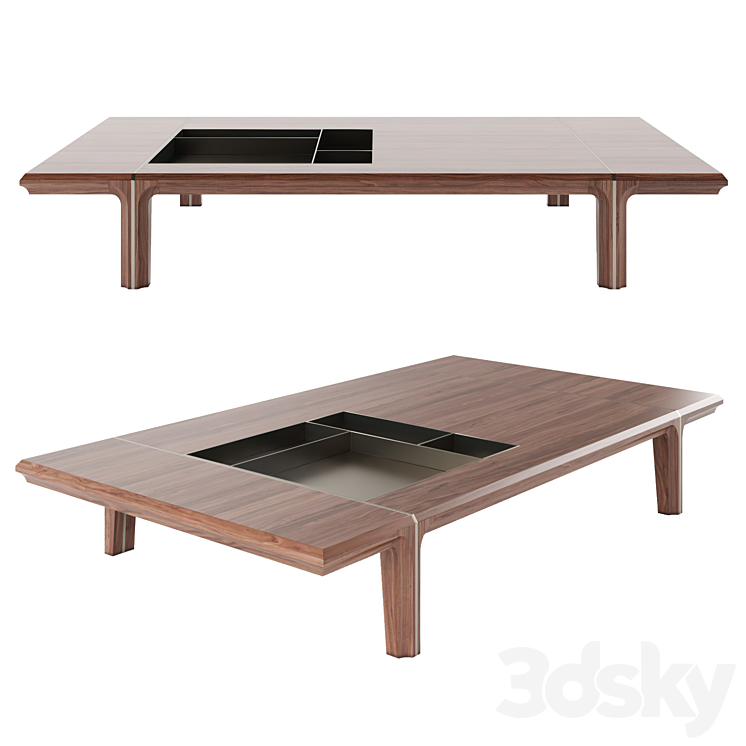 NATUZZI KENDO coffee and side tables - Table - 3D model