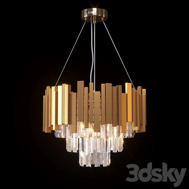 Natali Kovaltseva Bellezza 814274C Gold - Pendant light - 3D model