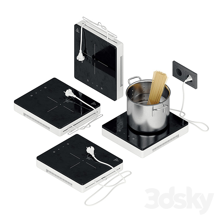 Ikea Tillreda Induction - Kitchen appliance - 3D model