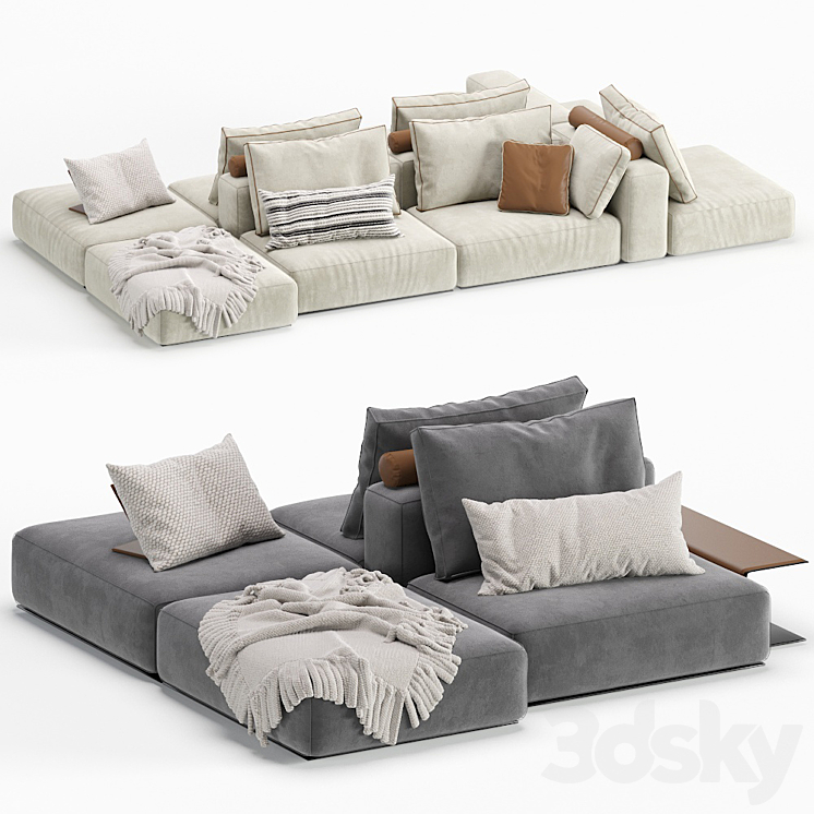 Westside Modular Sofa Poliform - Sofa - 3D model