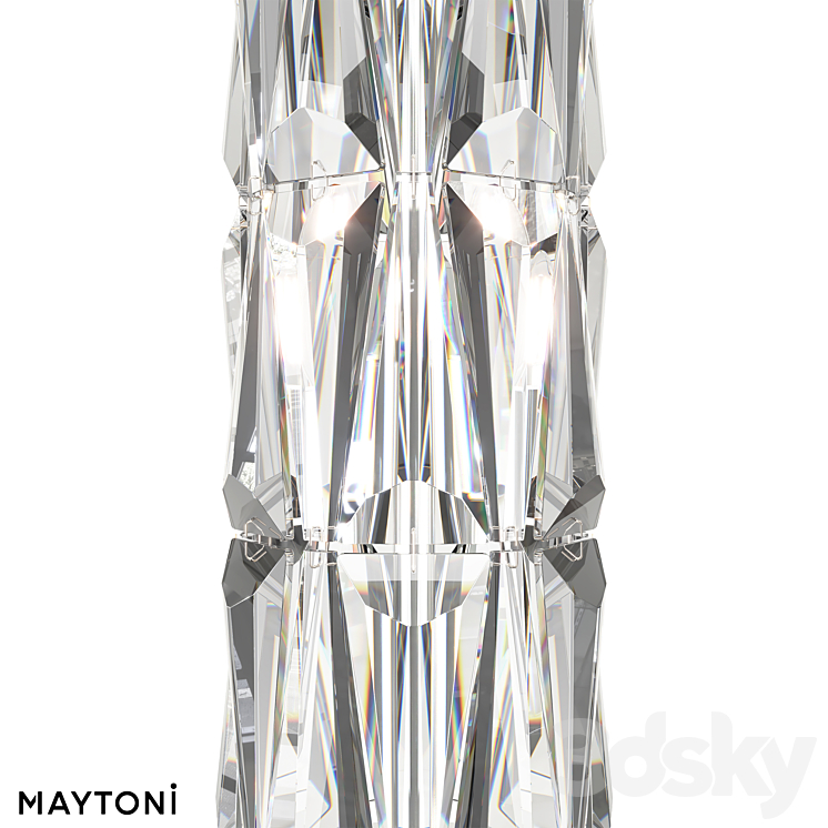 Floor lamp MOD043FL-08CH, MOD043FL-08G OM - Floor lamp - 3D model