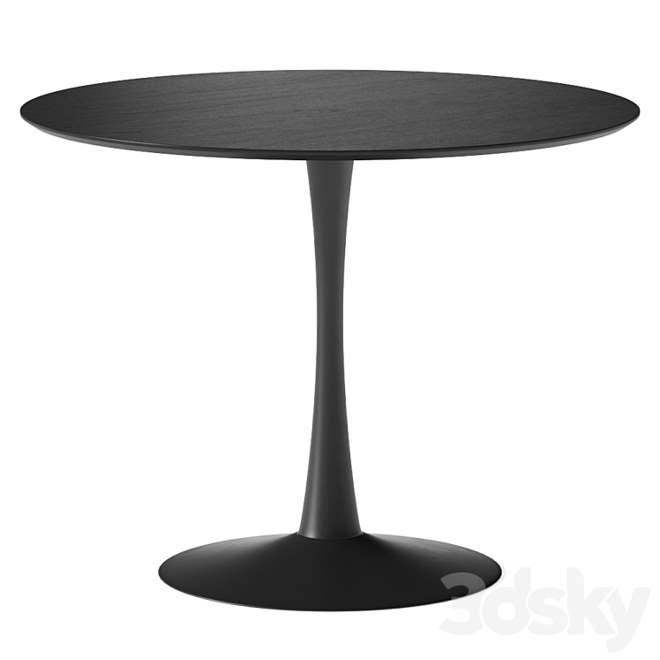 Jysk Ringsted Round Wooden Dining Table - Table - 3D model