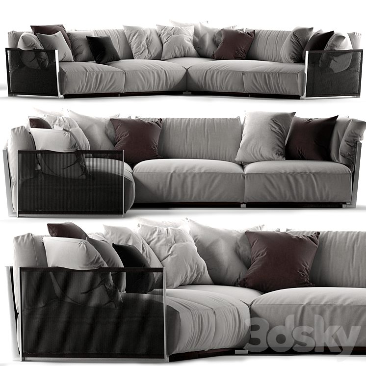 FlexForm Vulcano - Sofa - 3D model