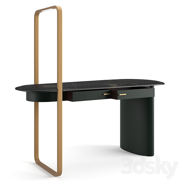 Baxter Ellipse light up desk - Table - 3D model