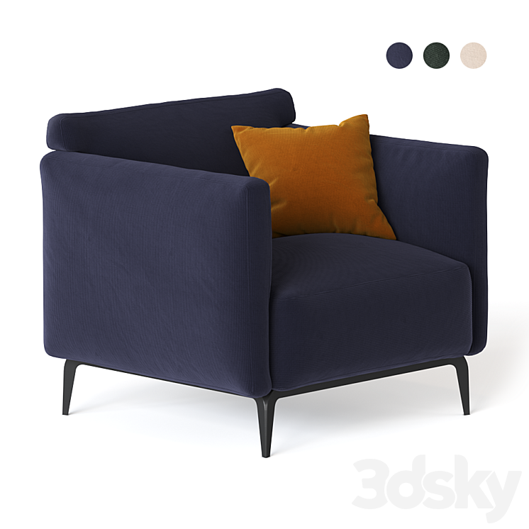 Boconcept modena armchair - Arm chair - 3D model