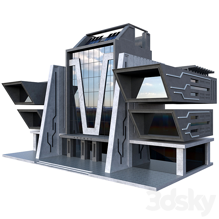 skynet office - Building - 3D model