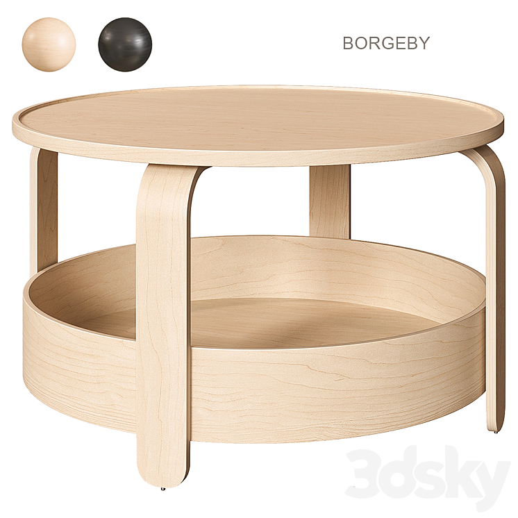 IKEA BORGEBY Coffee table - Table - 3D model