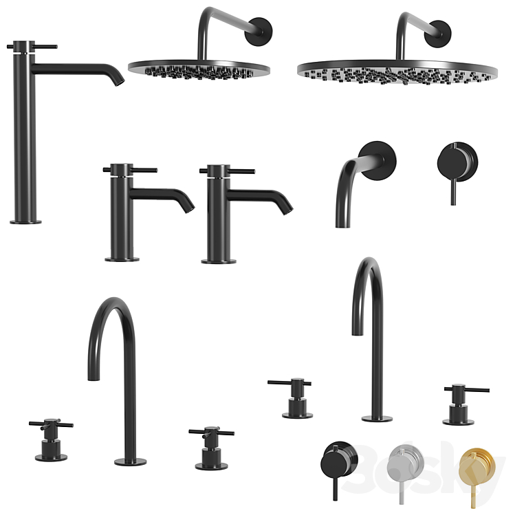 Zucchetti taps and showers set 3 - Faucet - 3D model