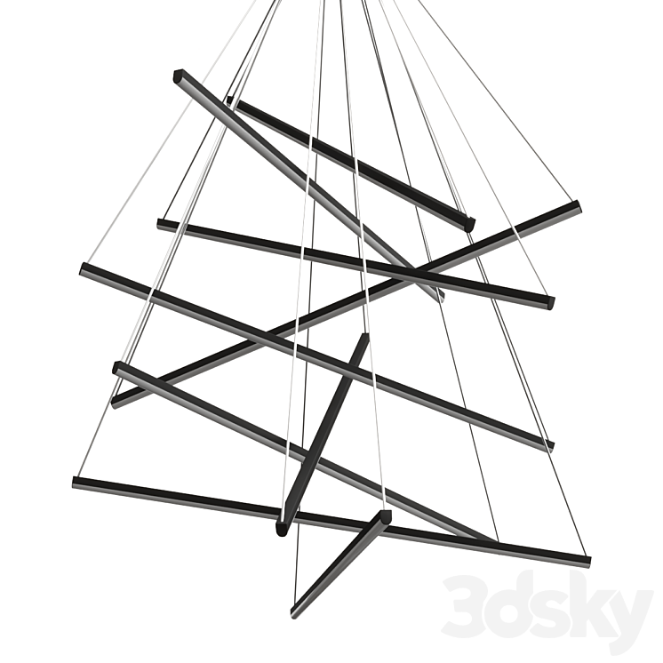 Chandelier 10 by aliexpress - Pendant light - 3D model