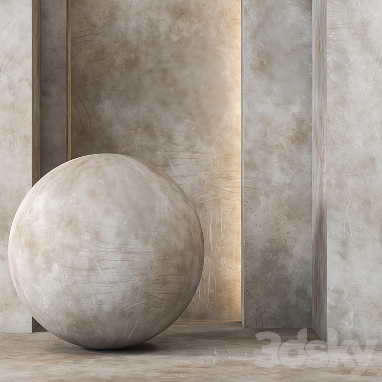 3 Rustic Plaster Textures 4K Collection Vol2 - Seamless - Tileable ...