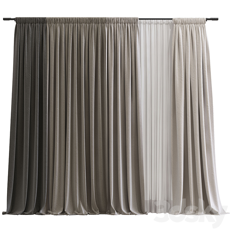 Curtain #7 - Curtain - 3D model