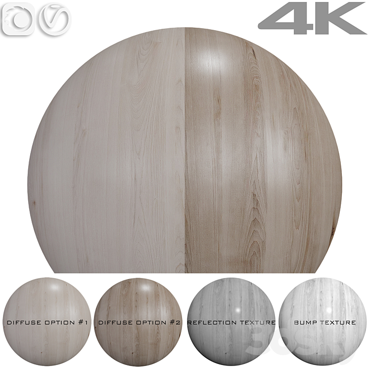 Wood texture - Maple - Wood - 3D model