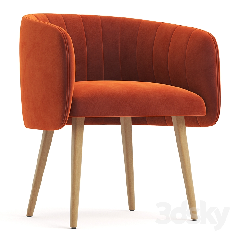 Sandalyeci Shell Armchair - Arm chair - 3D model
