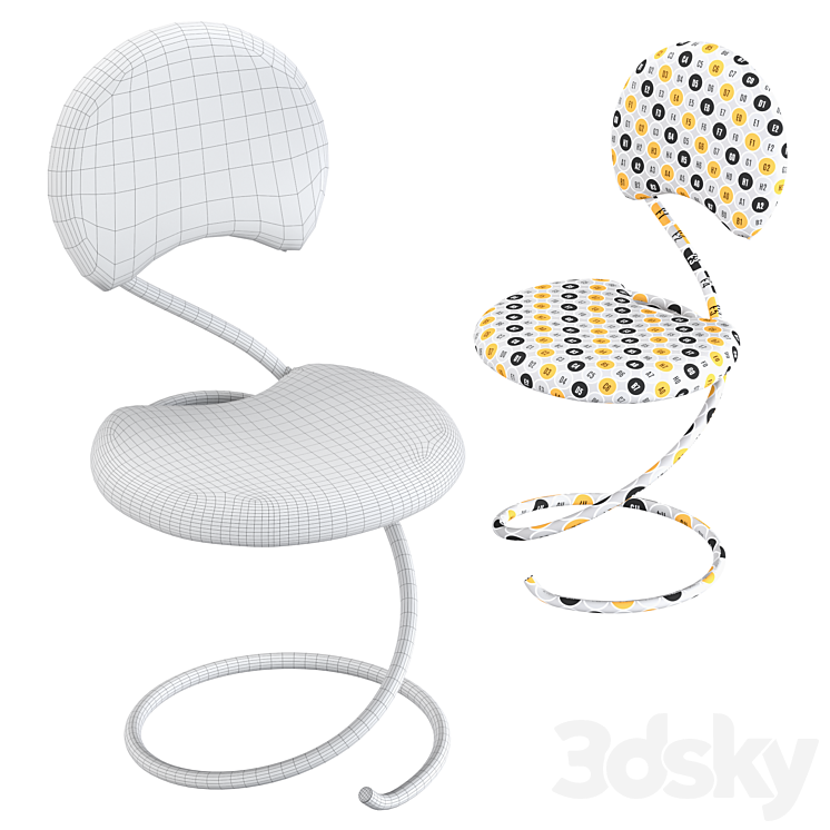 PH Snake Chair - Chair - 3D model