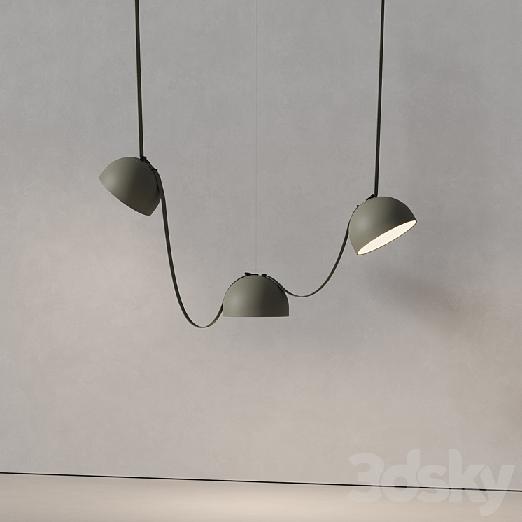 Vibia Plusminus - Pendant light - 3D model