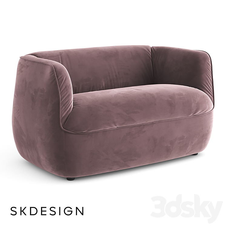 Sofa Spin 130cm - Sofa - 3D model