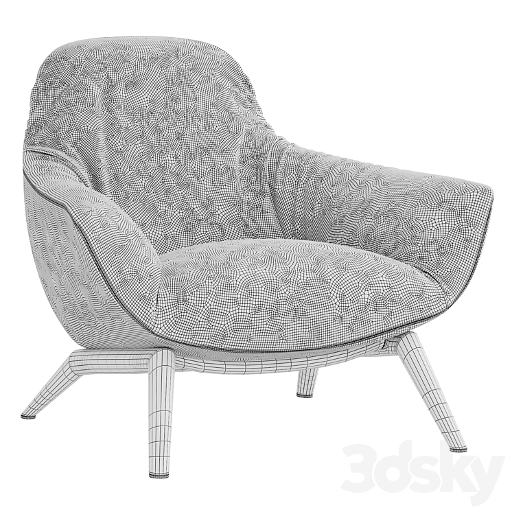 FLORENTIA_Armchair - Arm chair - 3D model