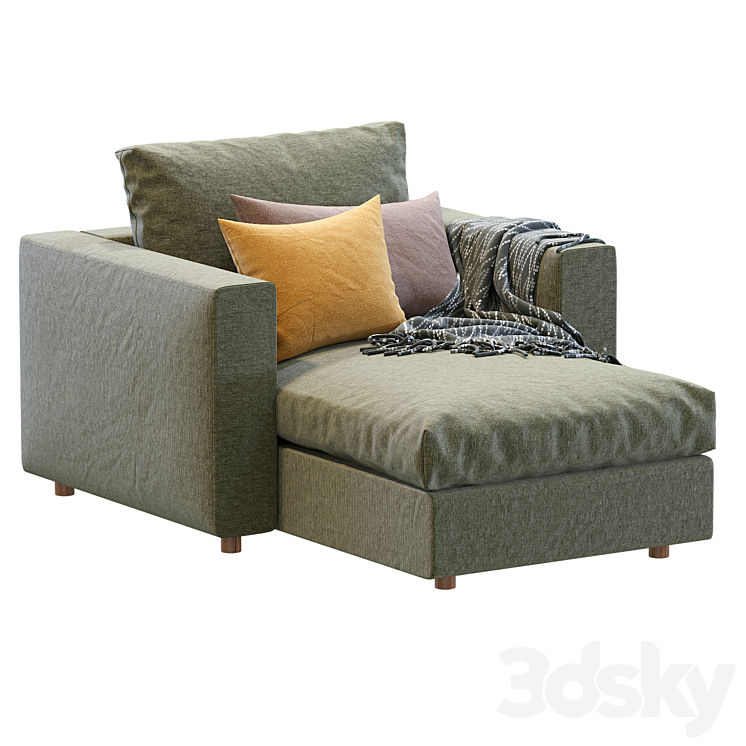 Finnala Chaise By Ikea - Arm chair - 3D model