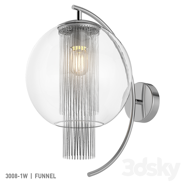 Favorite 3008-1W - Wall light - 3D model