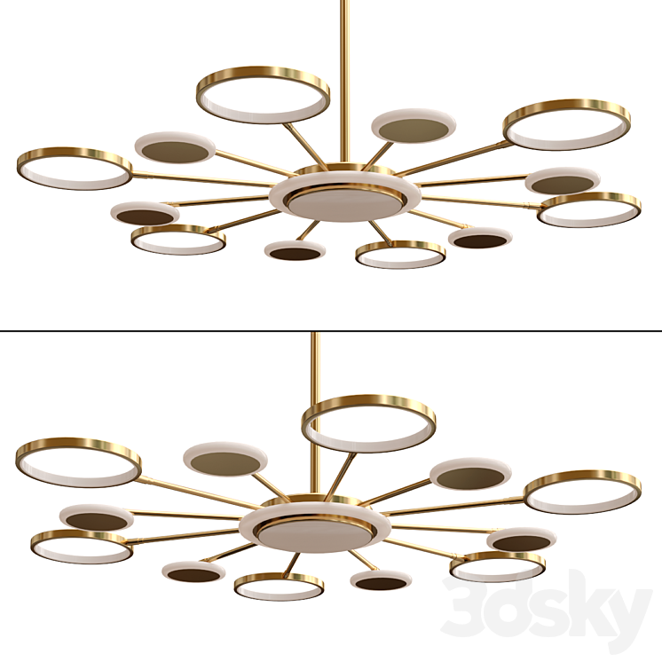 Ceiling LED - Pendant light - 3D model